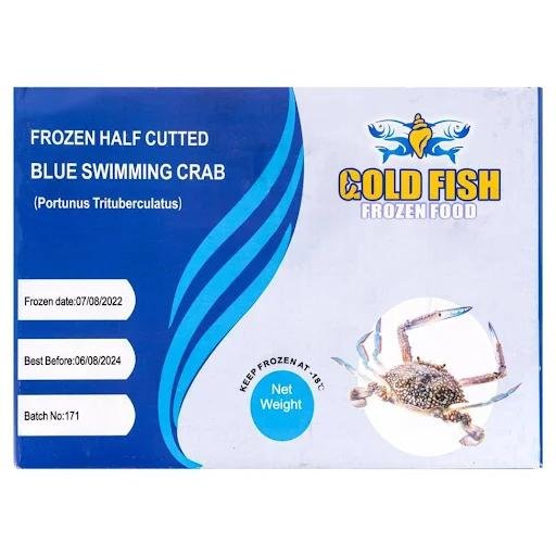 Goldfish Frozen Half Cutted Blue Swimming Crab (Size U10) – LAMBERTS ...