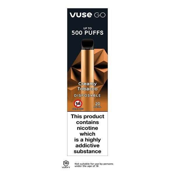 Vuse Go Creamy Tobacco 20mg – LAMBERTS BEDFORD